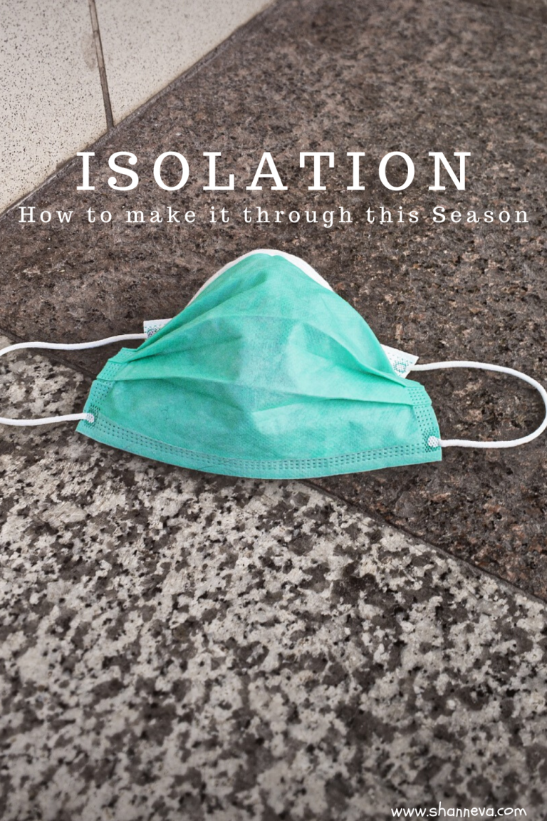 Isolation: How to make it thru this Season - Shann Eva's Blog
