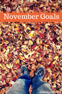 November 2016 Goals, with an October wrap-up - Shann Eva's Blog