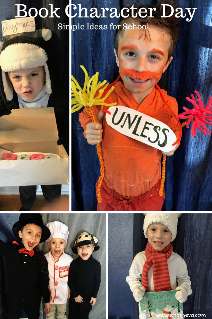 Book Character Day: Simple Costumes for School - Shann Eva's Blog